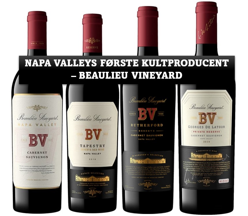 Beaulieu Vineyard - 100 års kultklasse i Napa Valley